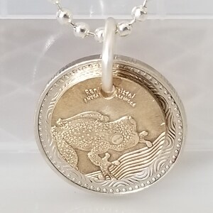 Colombian Coin Necklace | Frog Coin Necklace | Hand Cut | Colombia ...