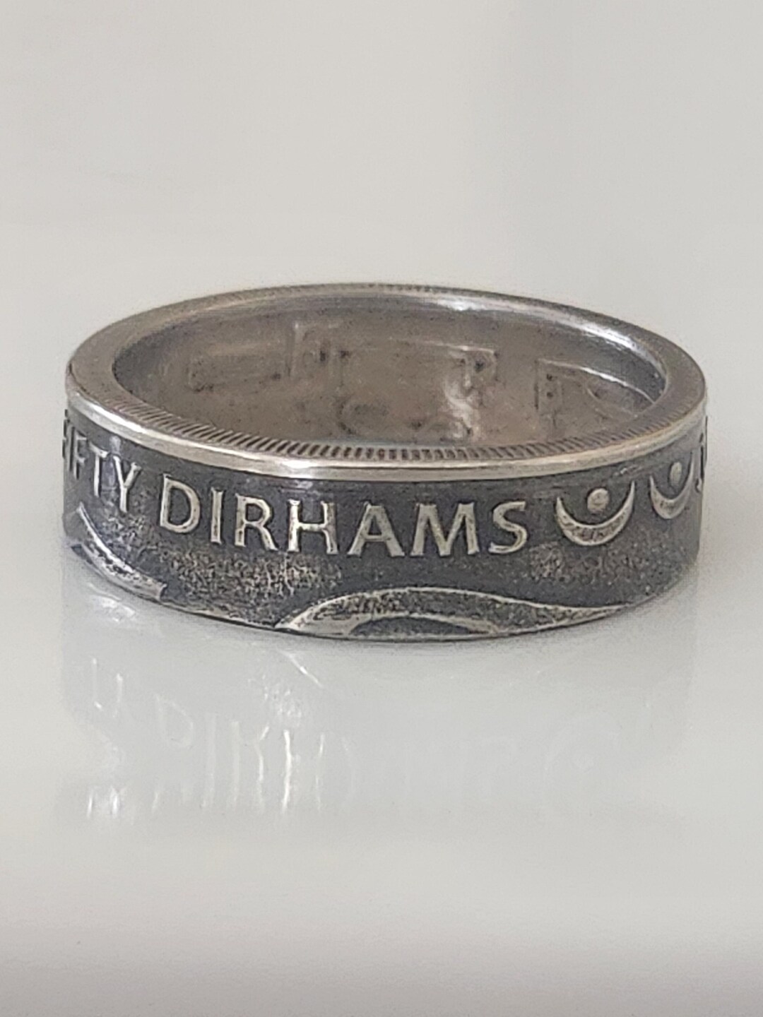 Qatar Coin Ring | Handmade Ring | Qatar Jewelry | Travel Gift - Etsy
