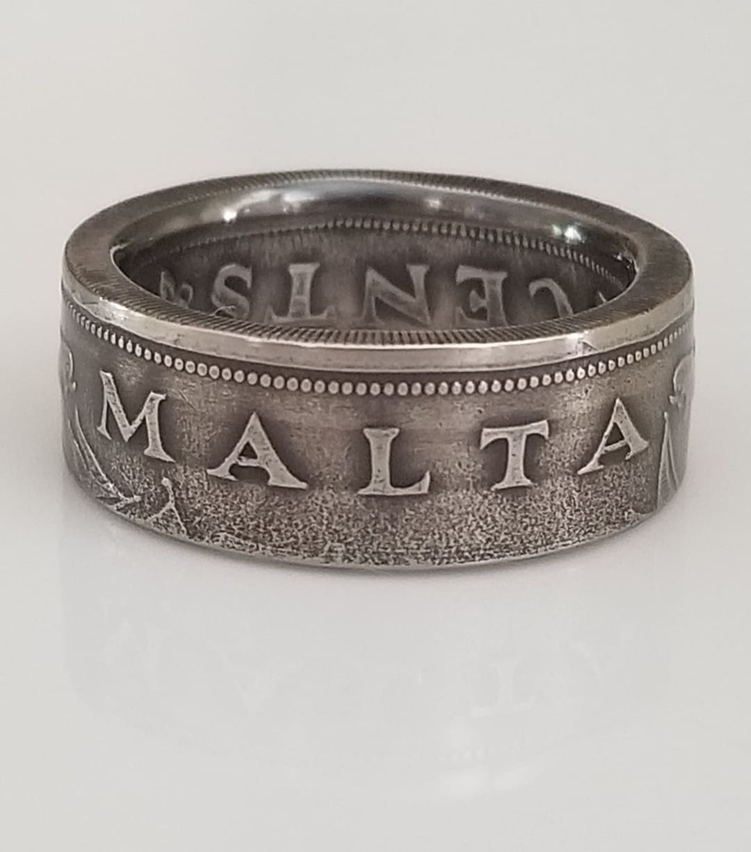 Malta Coin Ring | Malta Ring | Dolphins Ring | Unique Gift | Handmade ...