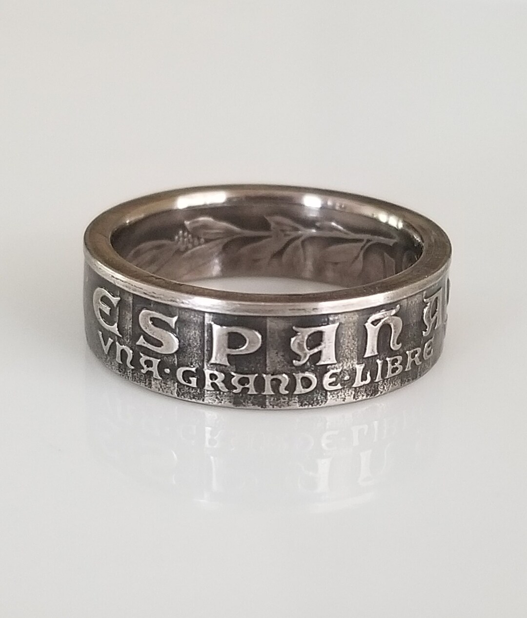 Spain Coin Ring | Spain Ring | Unique Gift| Handmade Ring | Travel Gift ...