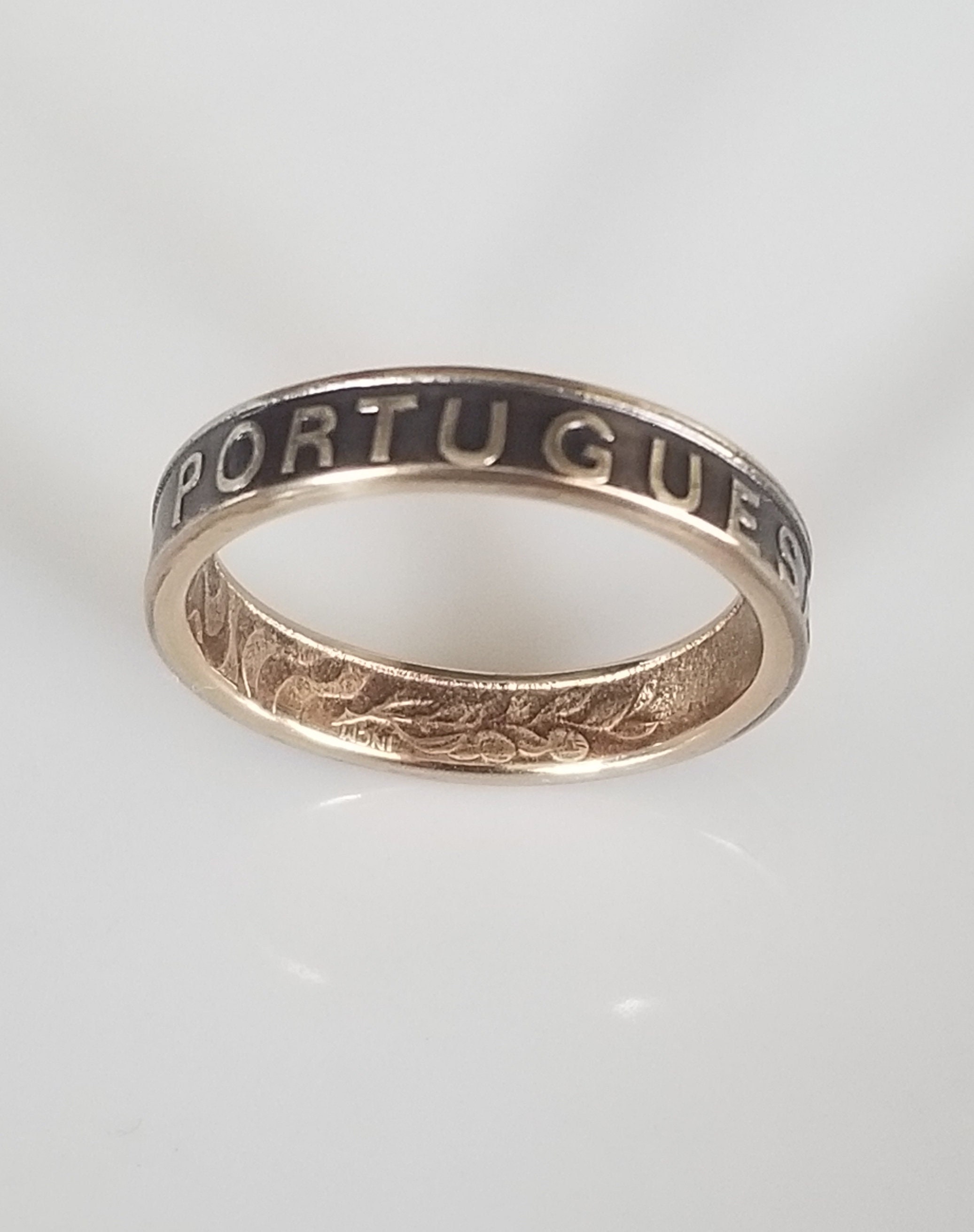 Portugal Coin Ring Portuguesa Ring Unique Gift Handmade - Etsy