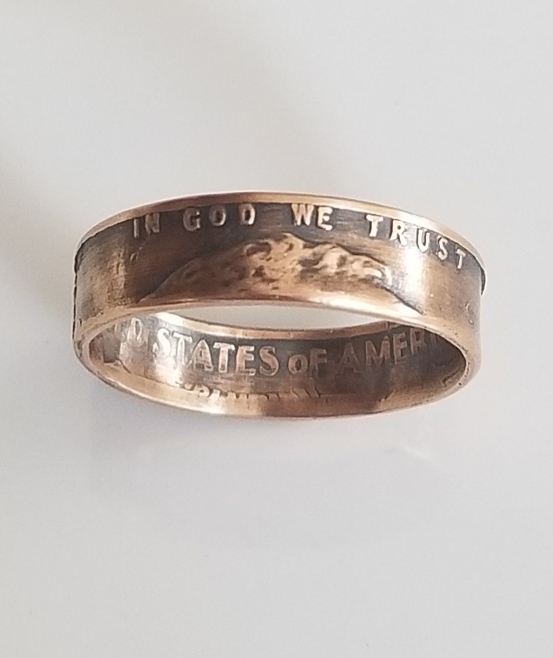 U.S Penny Coin Ring | Lincoln Penny Coin Ring | Lincoln Penny Jewelry ...