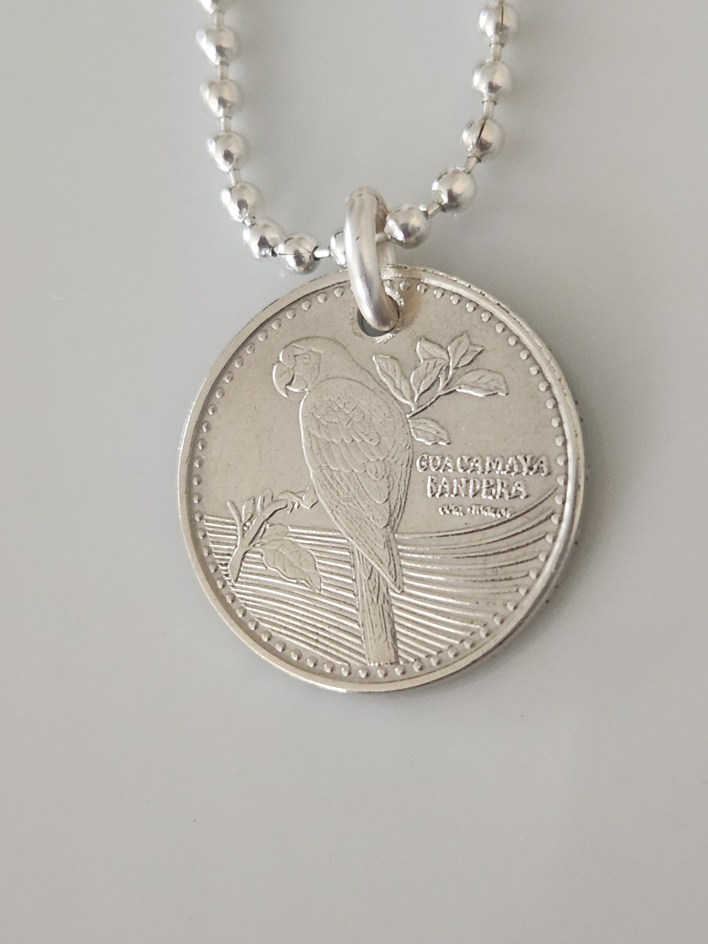 Colombia Coin Necklace | Colombia Jewelry | Unique Gift | Travel Gift ...