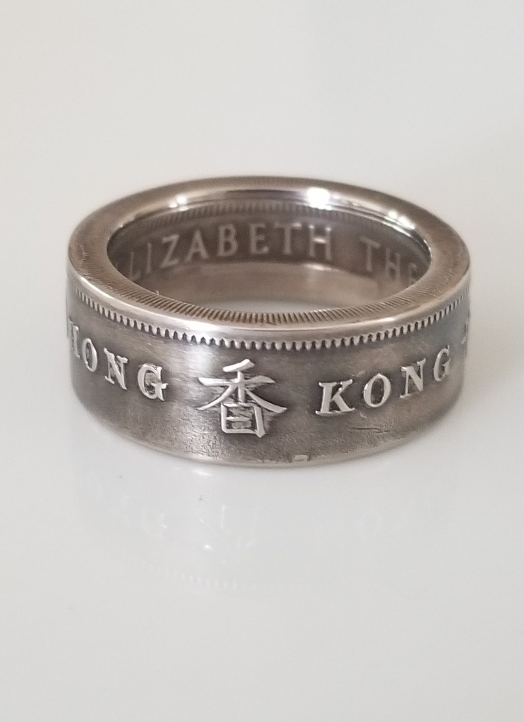 Hong Kong Coin Ring | Hong Kong Ring | Handmade Ring | Unique Gift ...