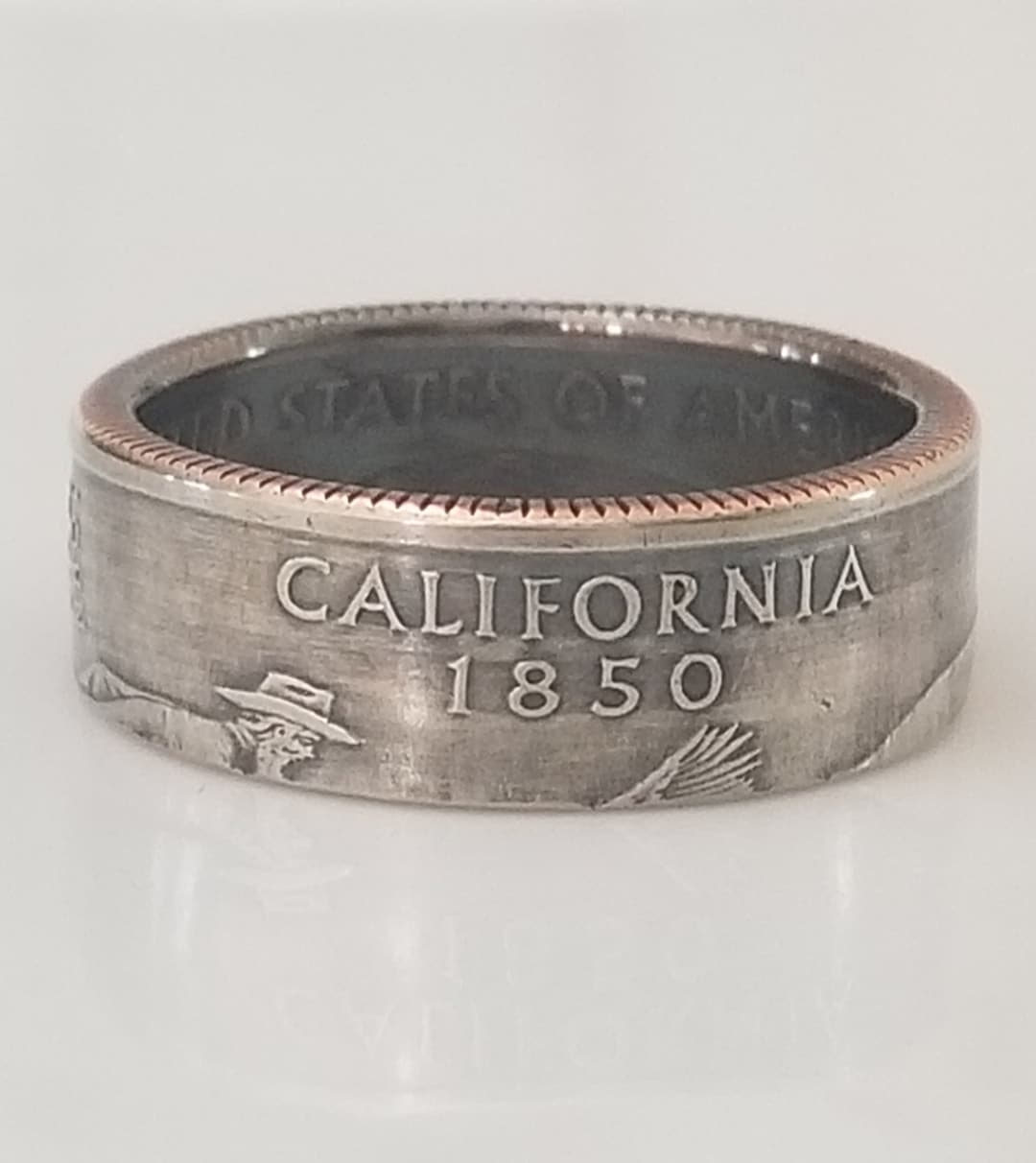California Coin Ring | State Coin Ring Quarter Coin Ring | Unique Gift ...