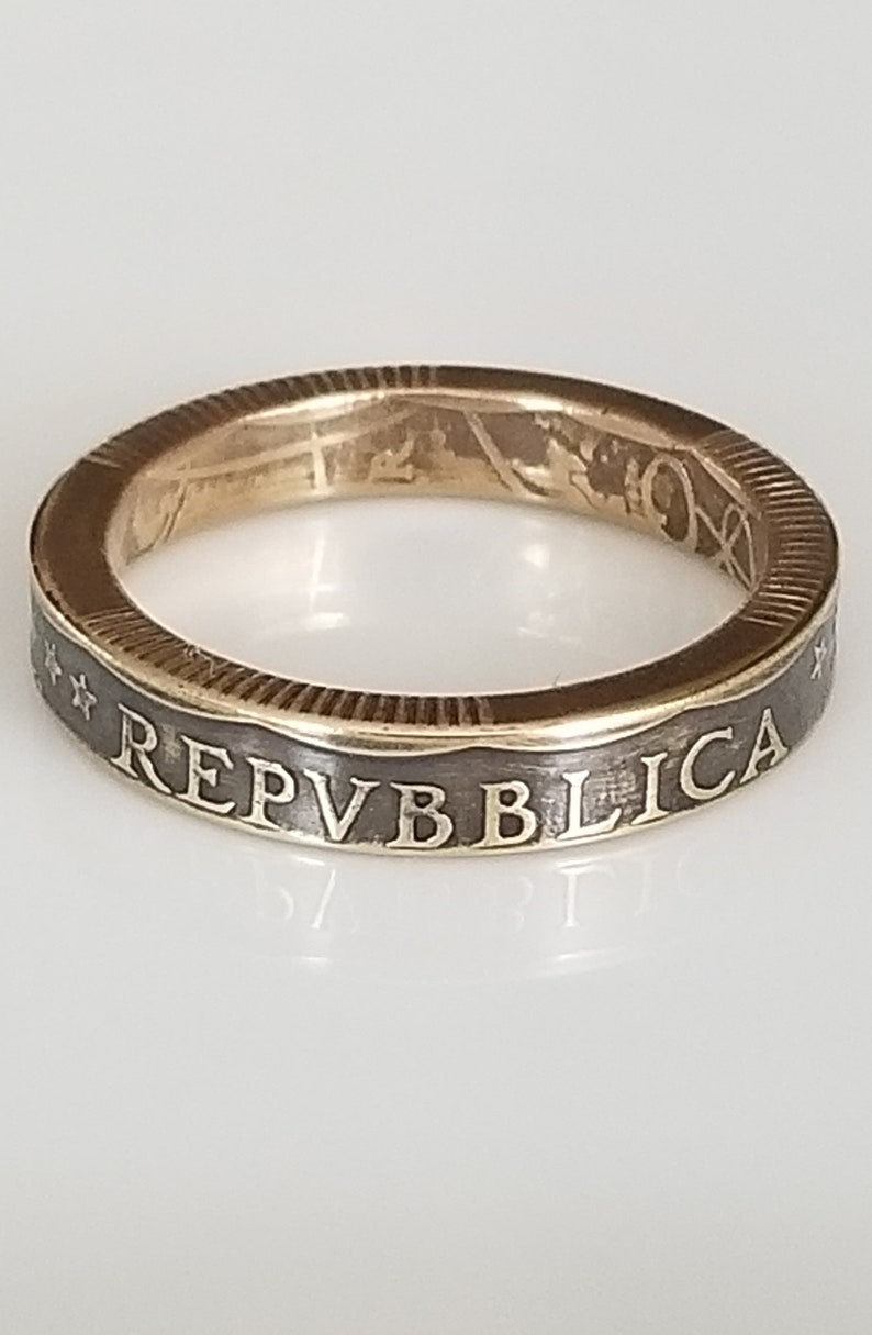 Italy Coin Ring Italy Jewelry Italy Ring Handmade Ring - Etsy