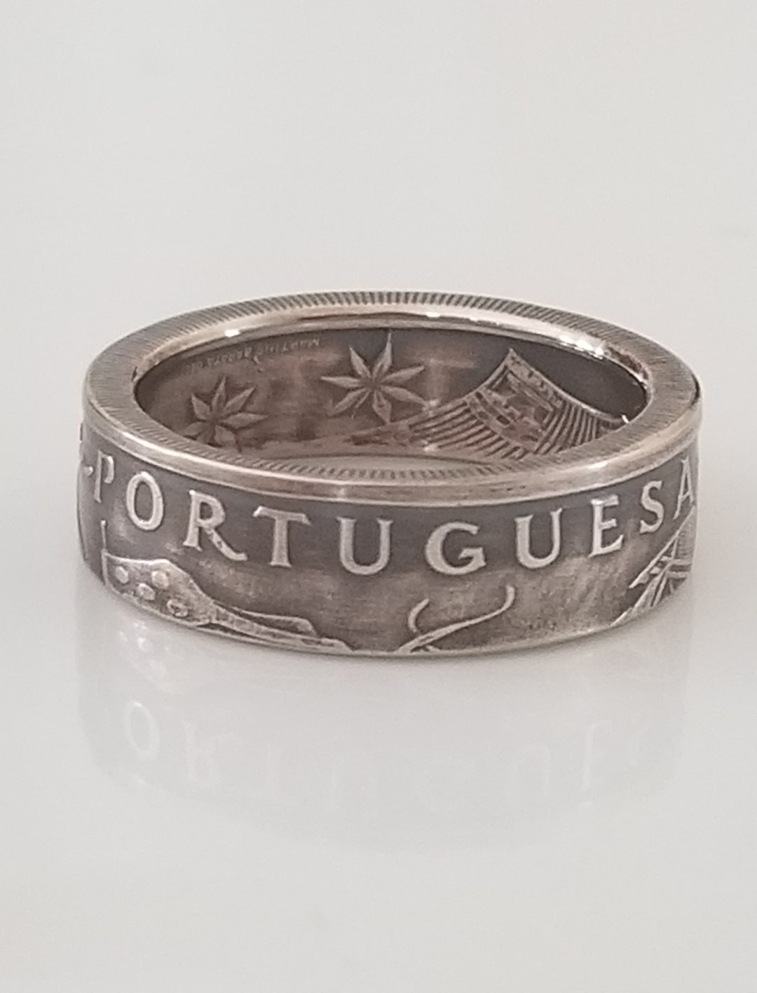 PORTUGAL Coin Ring Portuguese Ring Handmade Ring Unique Gift Travel ...