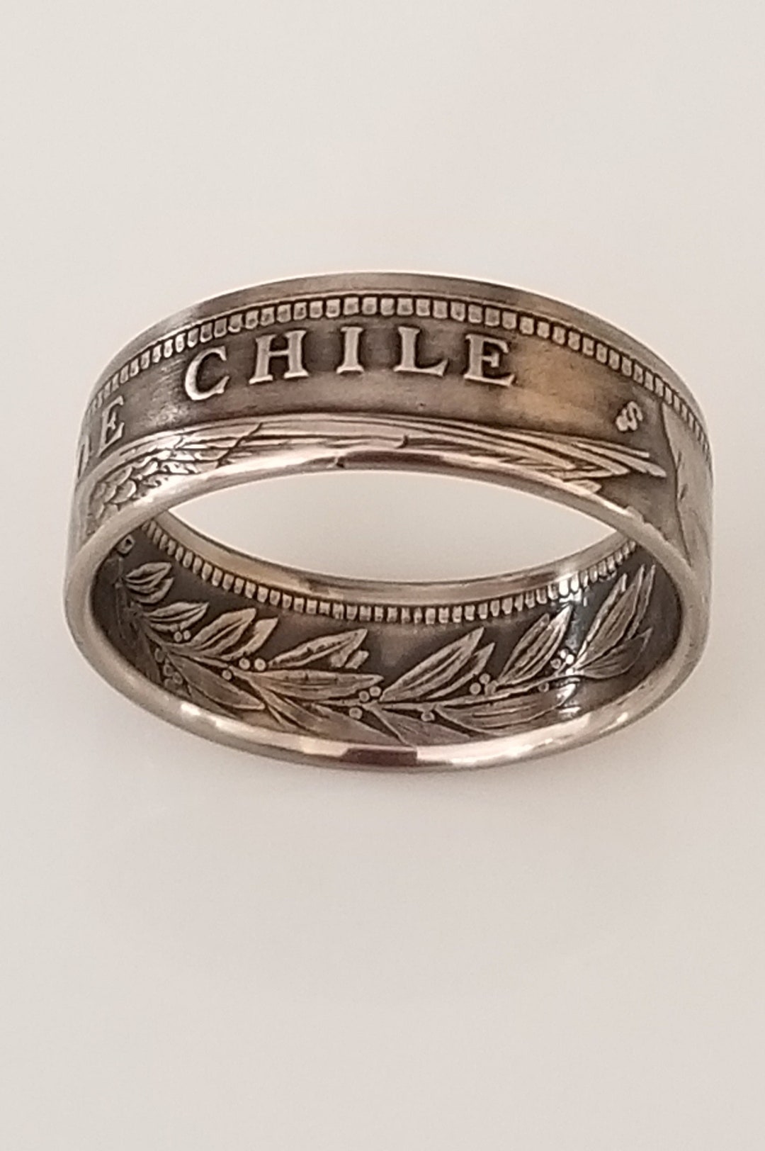 Chilean Coin Ring | Chile Ring | Handmade Ring | Chile Jewelry | Unique ...