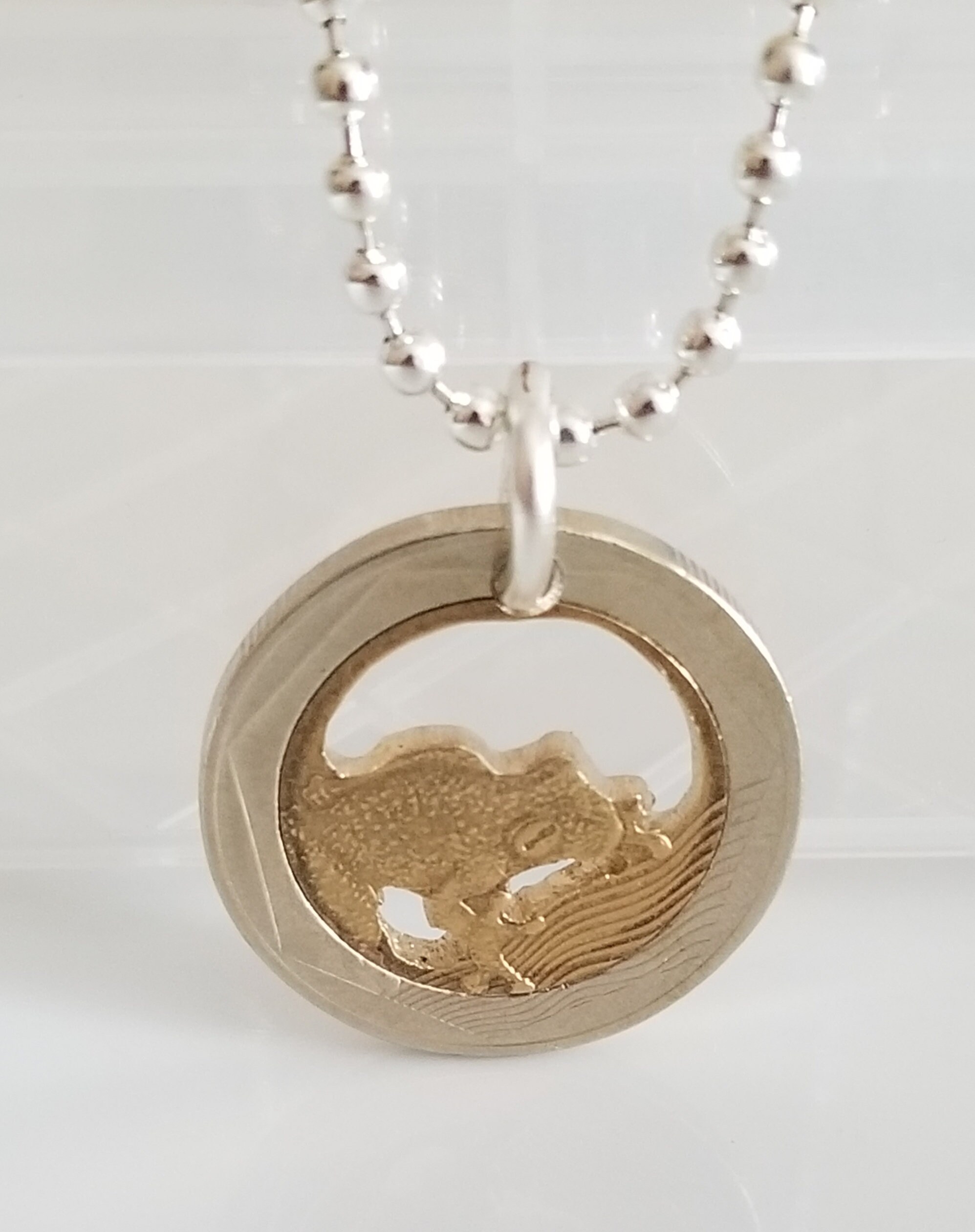 Colombian Coin Necklace | Frog Coin Necklace | Hand Cut | Colombia ...