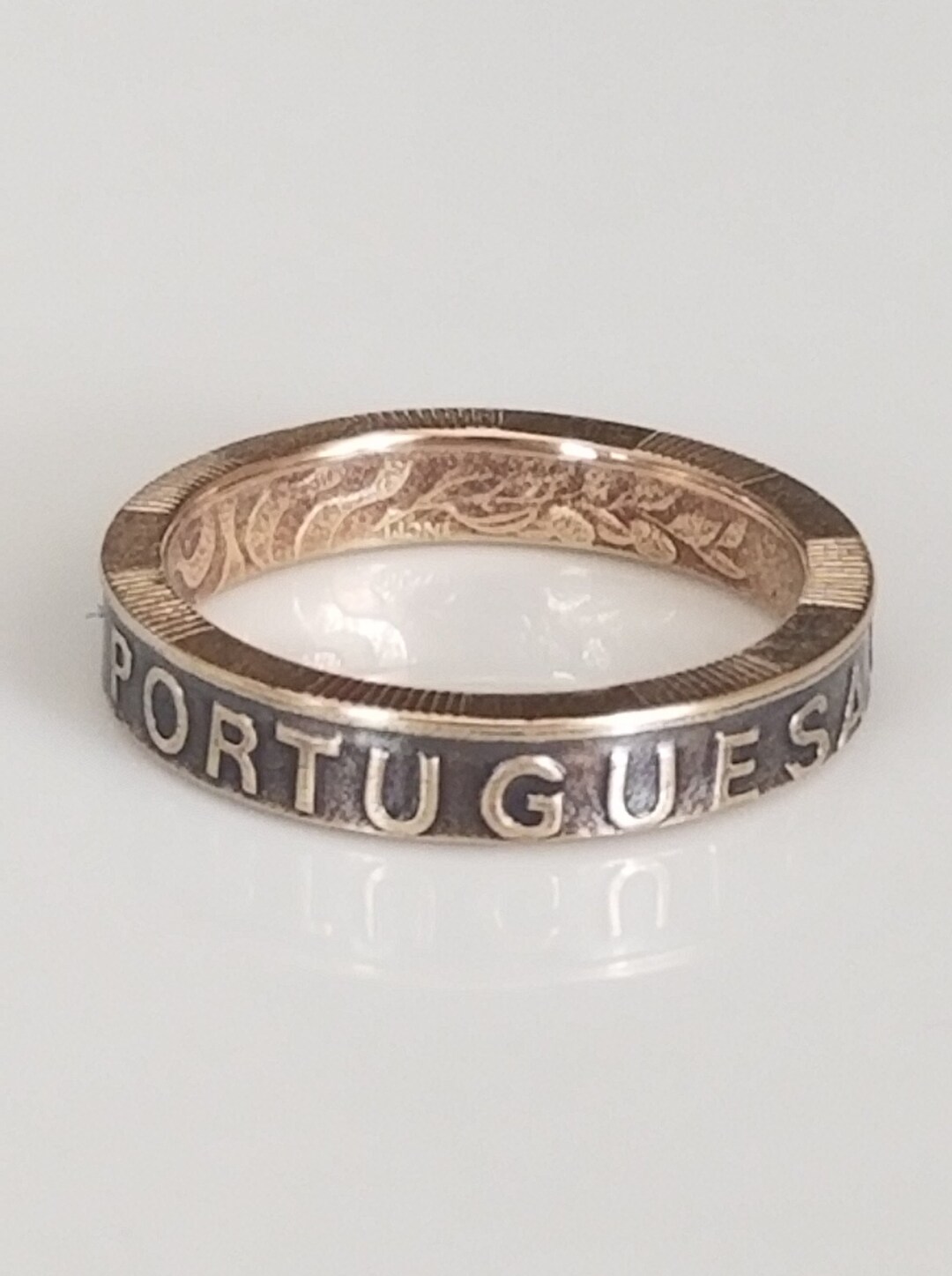Portugal Coin Ring | Portuguesa Ring | Unique Gift | Handmade Ring ...