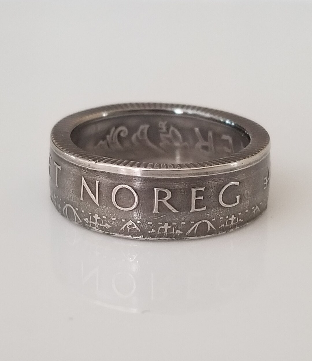 Norway Coin Ring | Norway Ring | Handmade Ring | Unique Gift | Travel ...