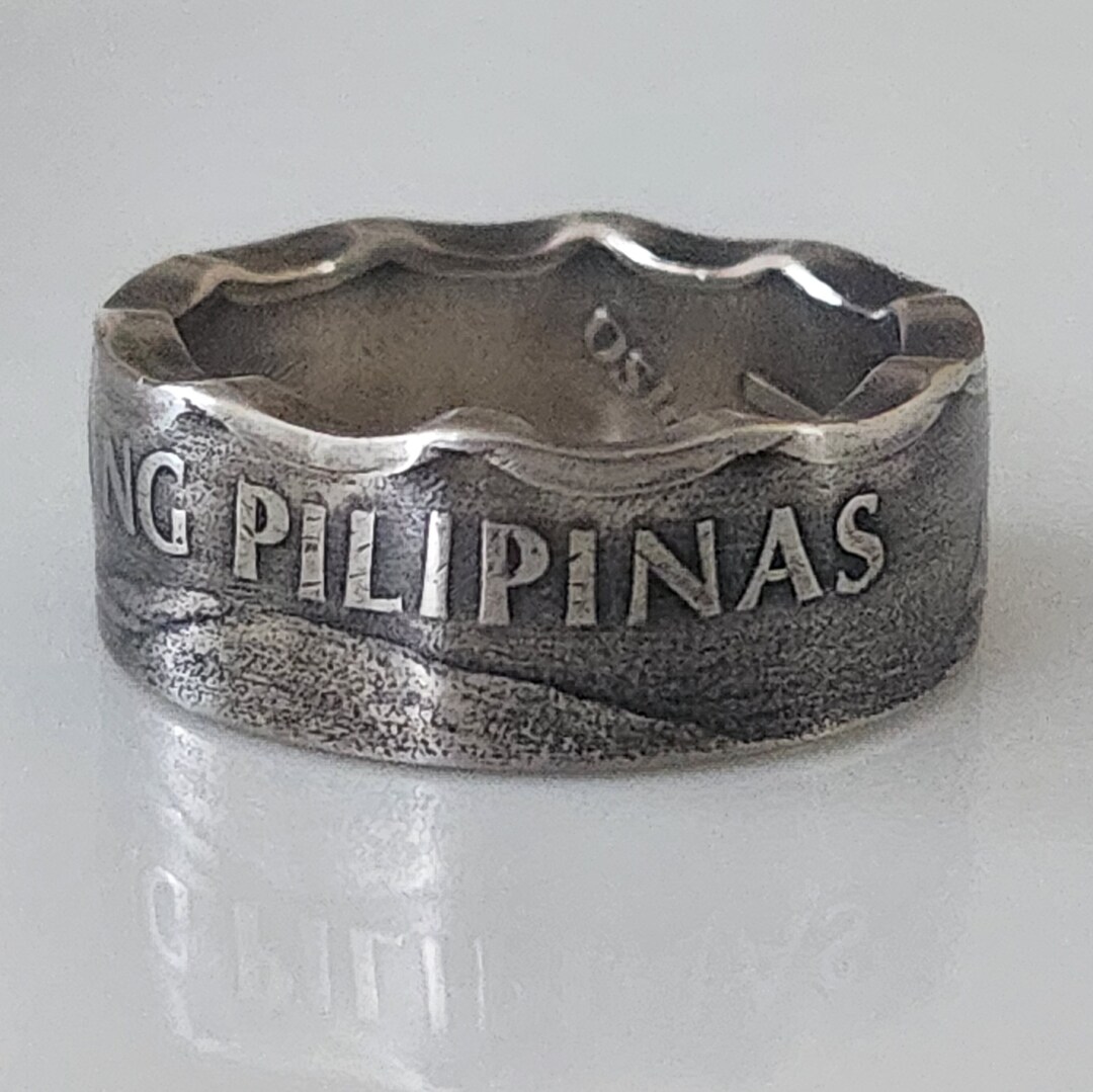 Philippines Coin Ring | Pilipinas Ring | Travel Ring Handmade Ring ...