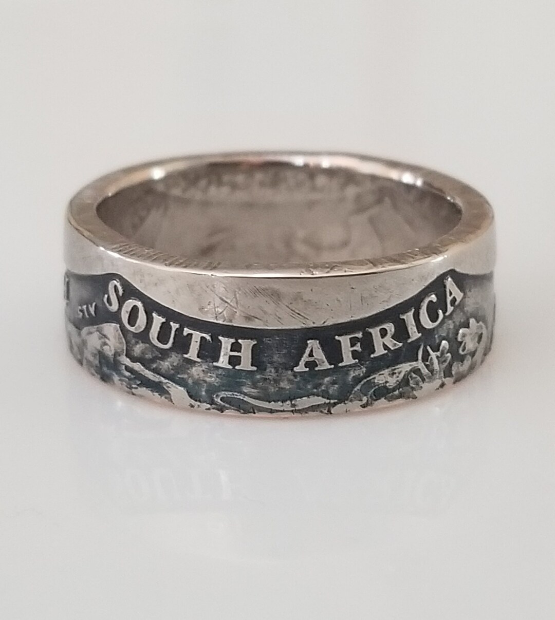 South Africa Coin Ring | 5 Rand Ring | Handmade Ring | Unique Gift ...