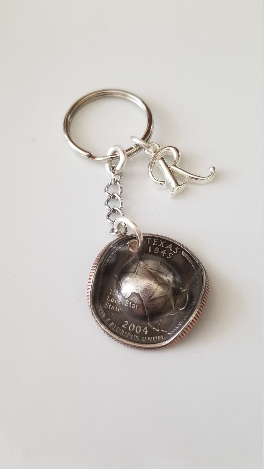 Texas State Quarter Key-chain | Cowboy Key Chain | Coin Accessories ...