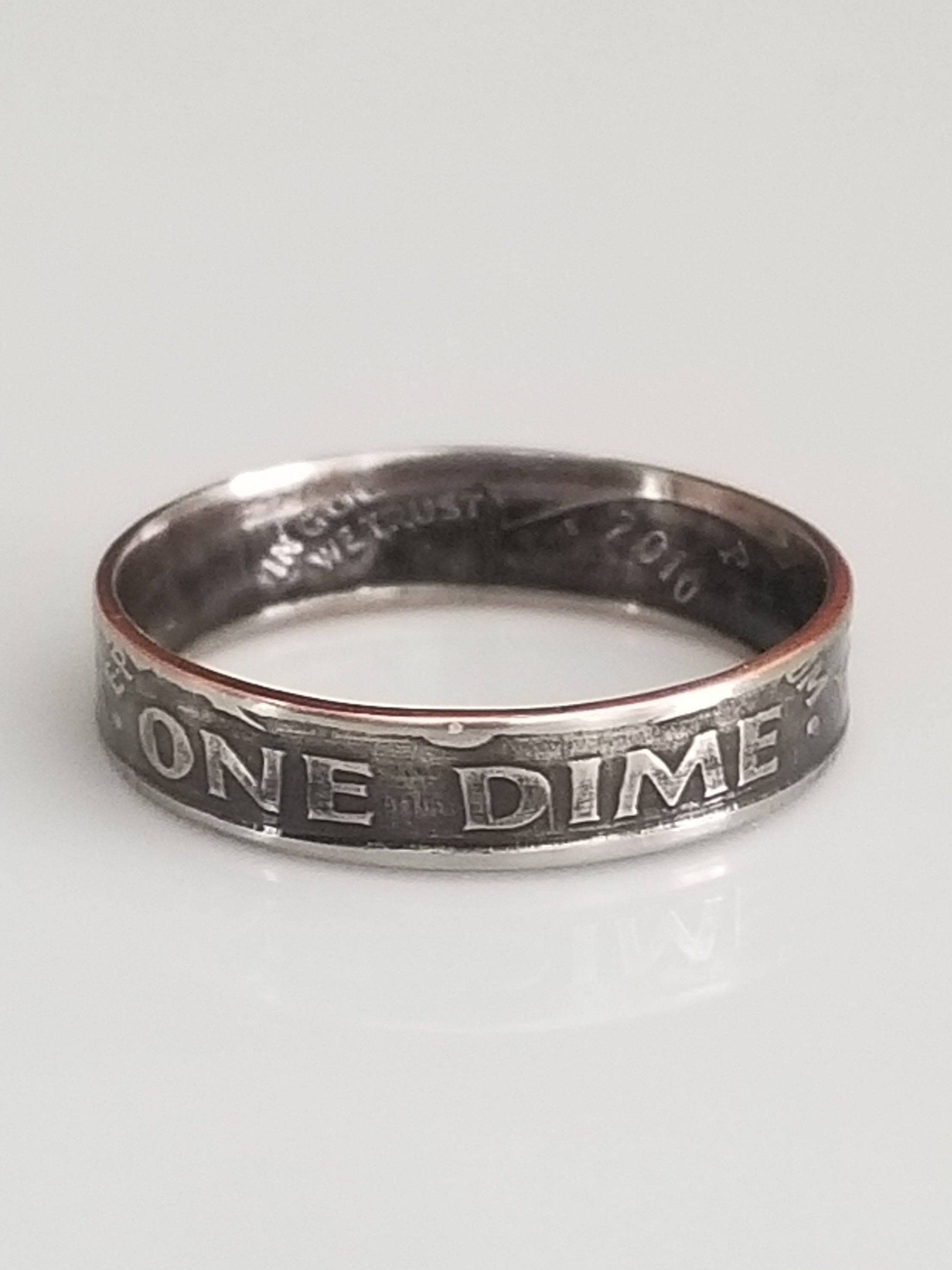 U.S. Dime Coin Ring Midi Finger Pinky Rings One Dime - Etsy Sweden