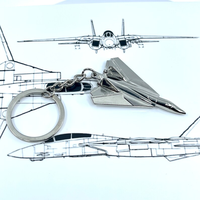 ALL METAL F14 Tomcat Keychain Top Gun Maverick Zipper Pull - Etsy