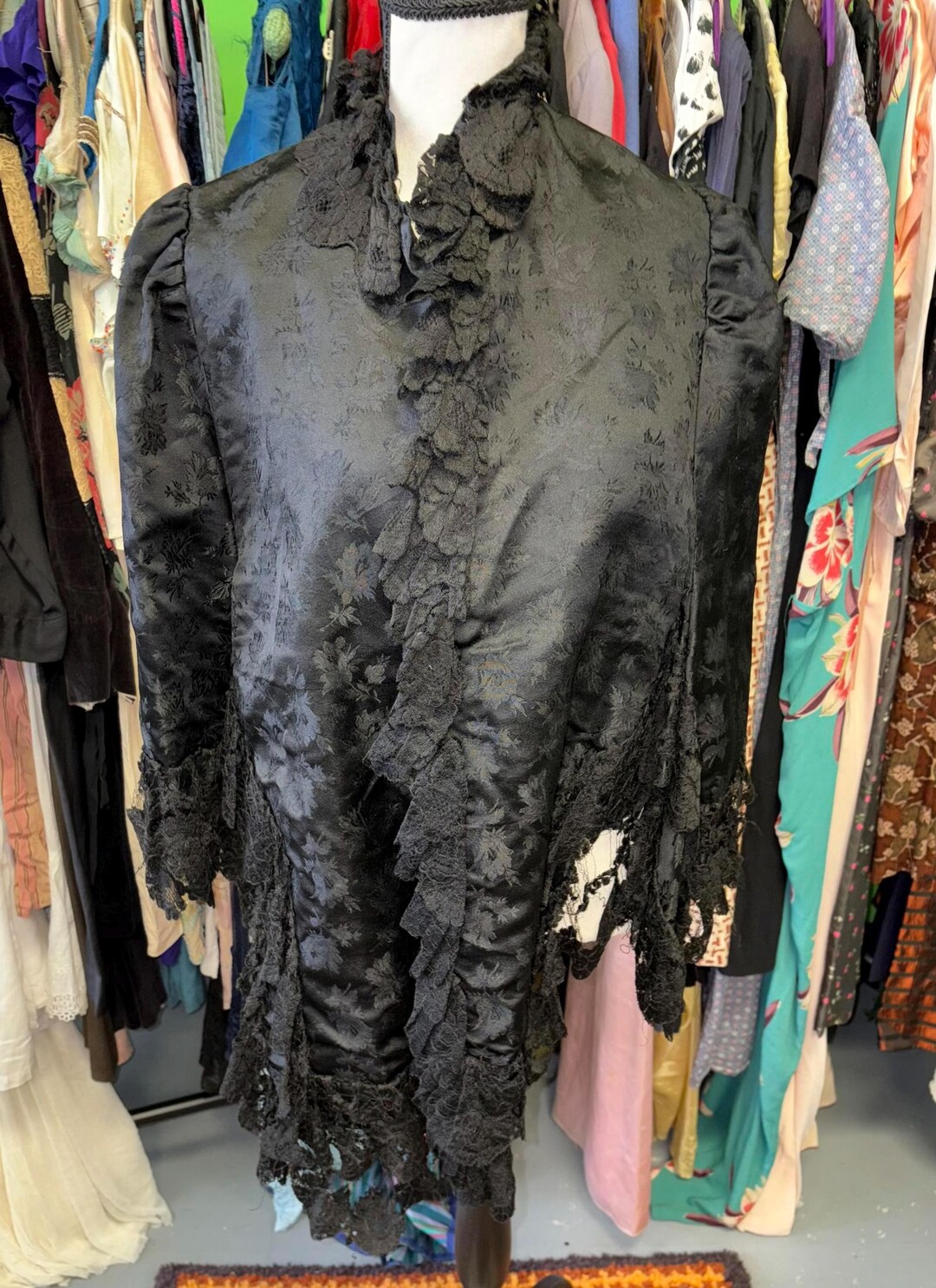 Authentic Antique 1890s Mourning Shawl! - Etsy