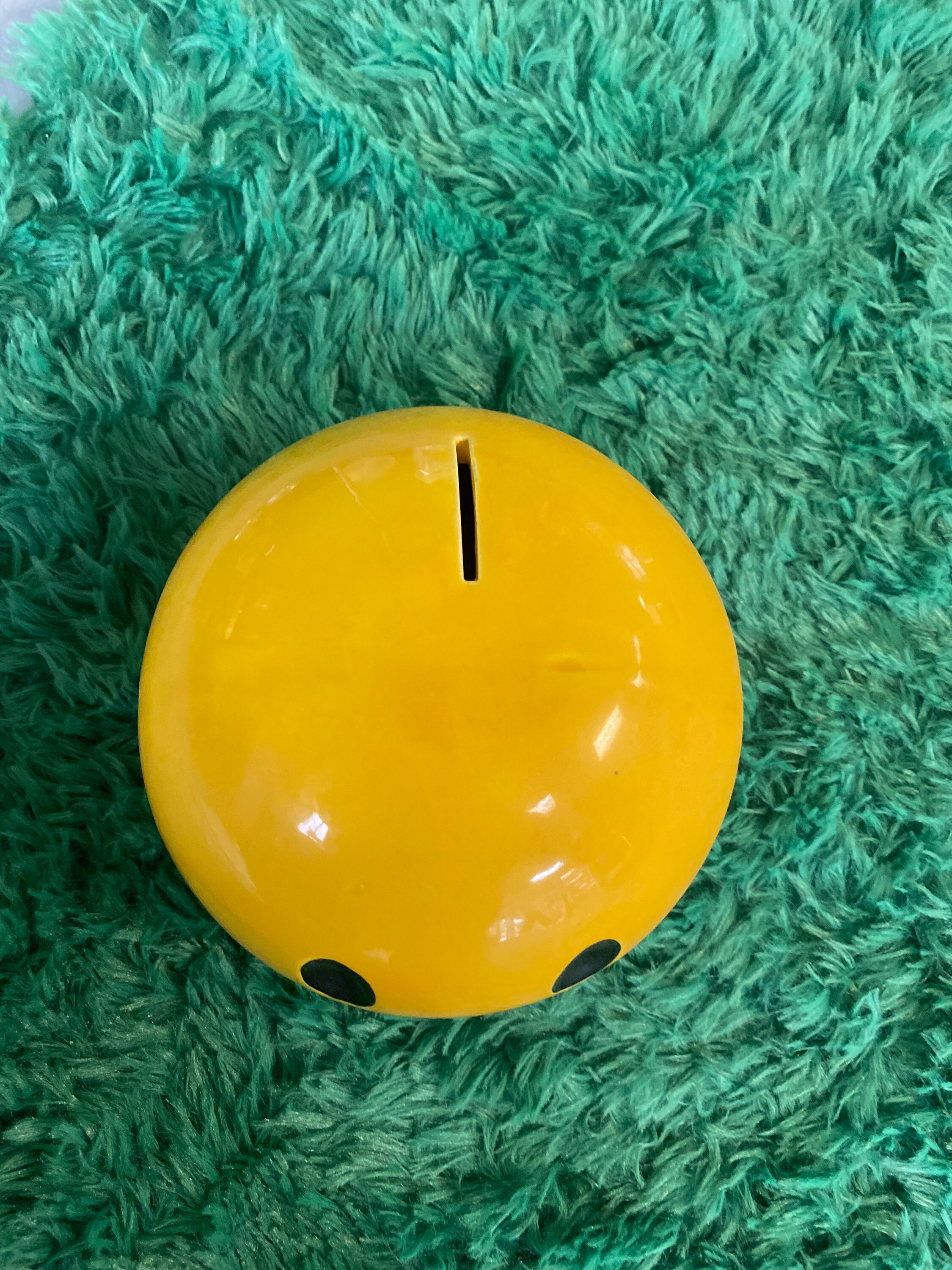 Authentic Vintage 70s Smiley Face Piggy Bank - Etsy