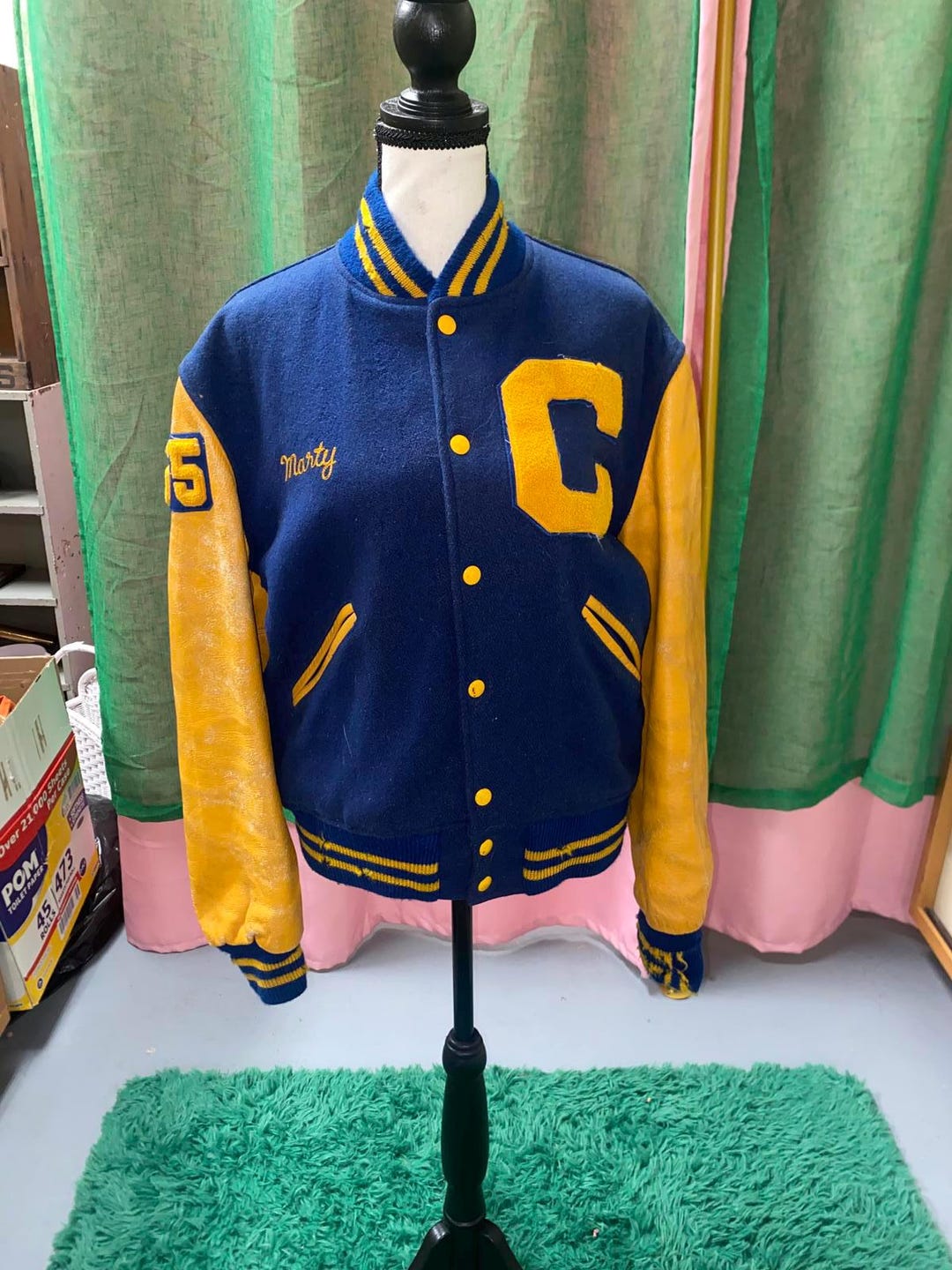 Authentic Vintage 1950s Letterman Jacket! - Etsy UK