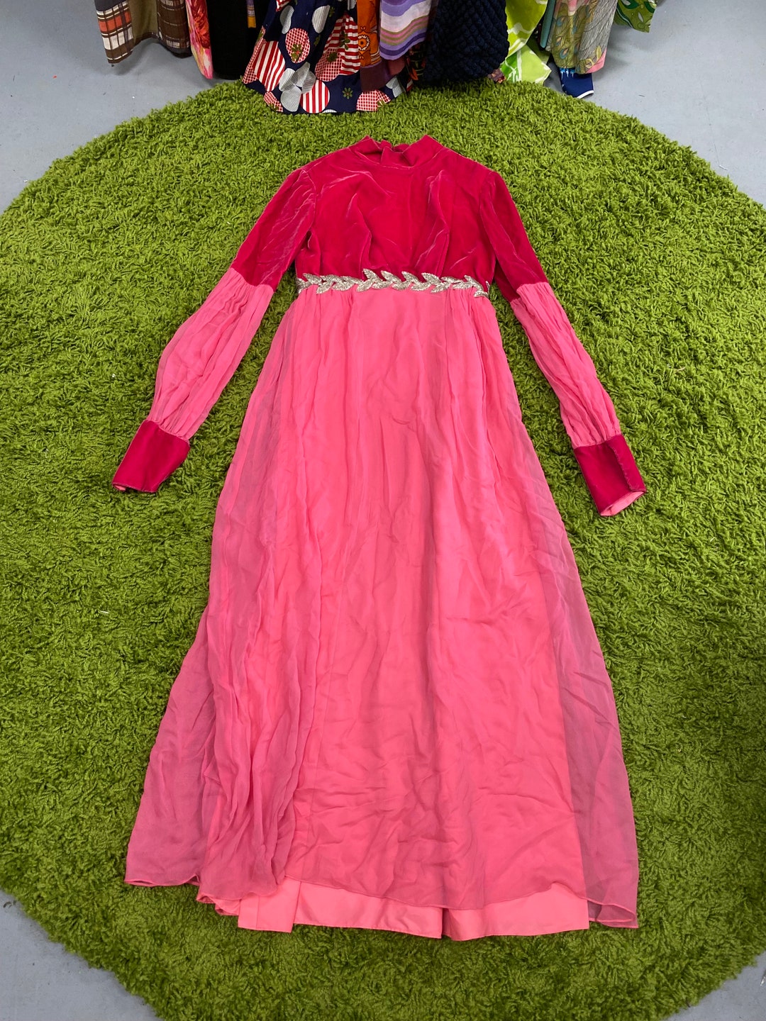 Authentic Vintage 70s Formal Dress - Etsy