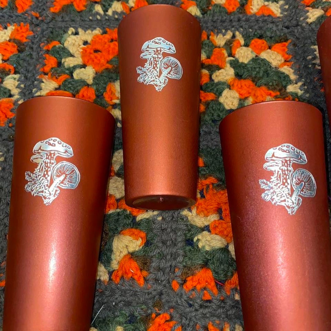 Authentic Vintage 70s Mushroom Cups - Etsy