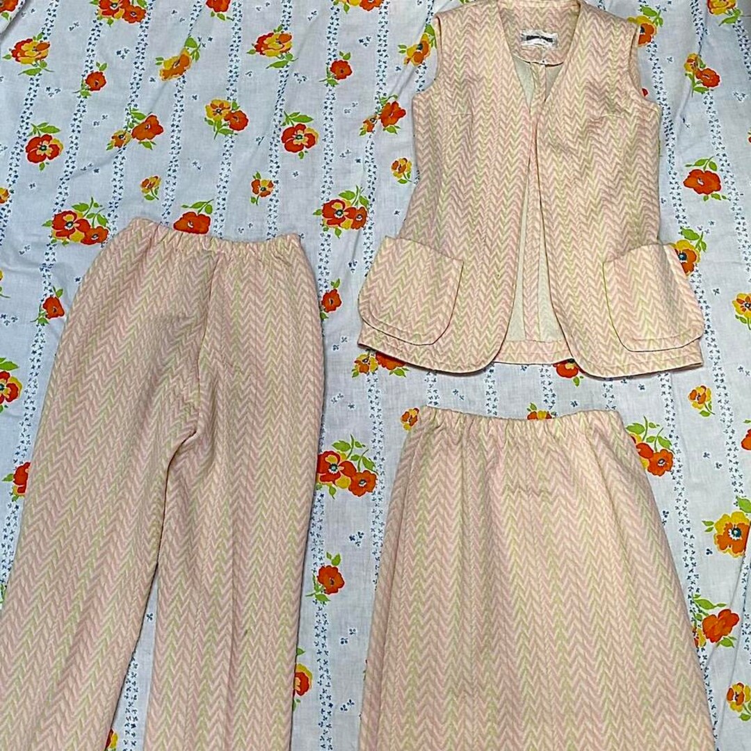 Authentic Vintage 60s Vest,skirt,and Pants! - Etsy