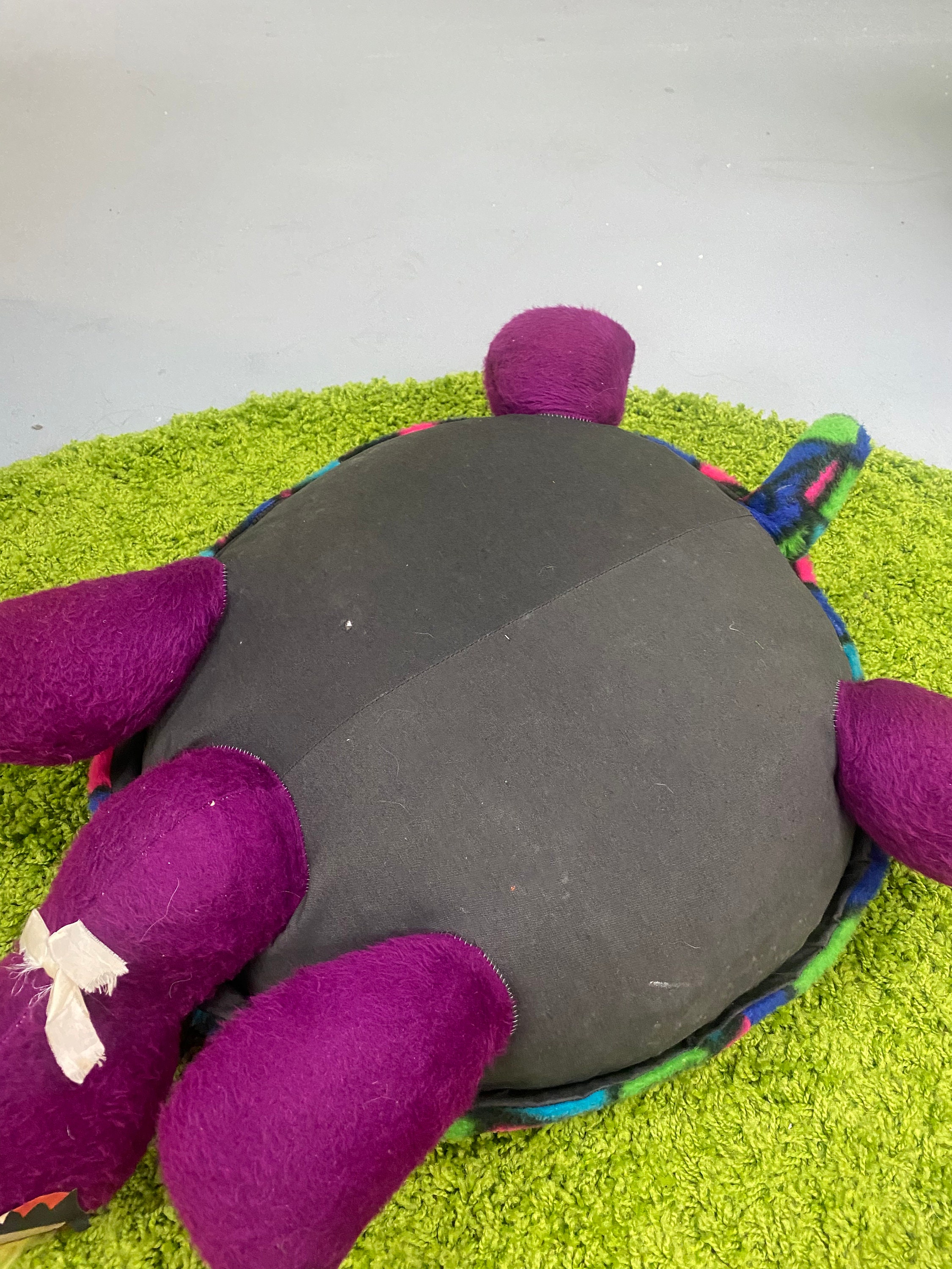 Authentic Vintage 70s Rare Turtle Footstool Ottoman - Etsy