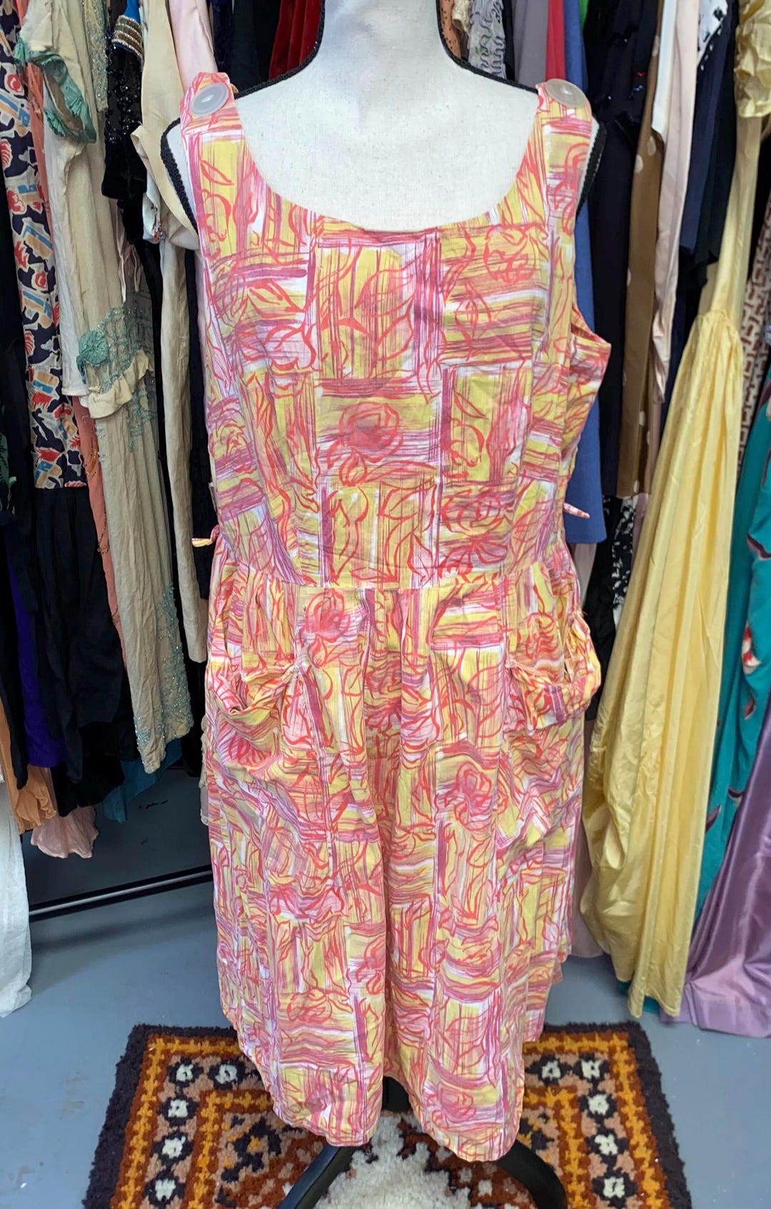 Authentic Vintage 1950s Atomic Dress! - Etsy