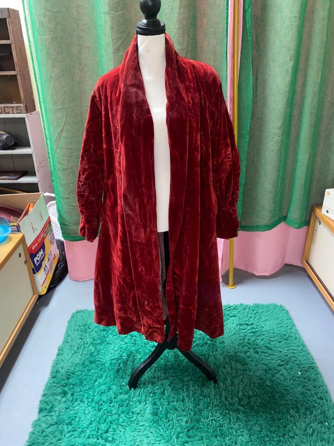 Authentic Vintage 1930s Velvet Opera Coat! - Etsy