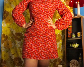 60s Mini Dress - Etsy