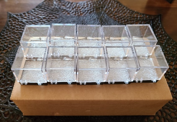 Set of Ten Perky Boxes for Thumbnail Display of Mineral or - Etsy