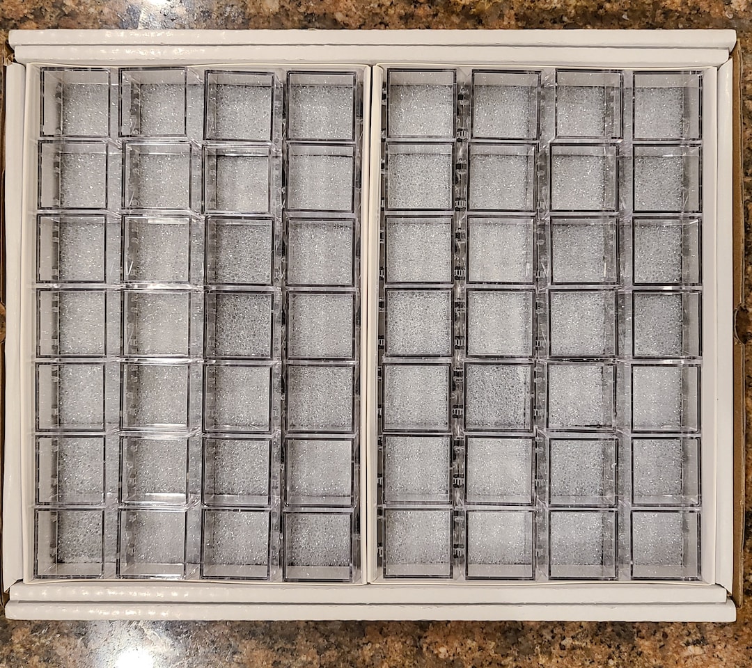Set of 56 Perky Boxes for Thumbnail Mineral Displays - Etsy
