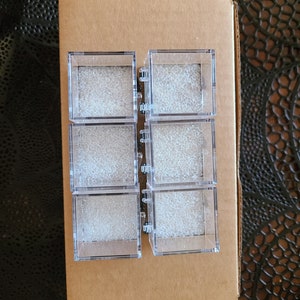 Set of 6 Perky Boxes With Inserts for Thumbnail Specimens - Etsy