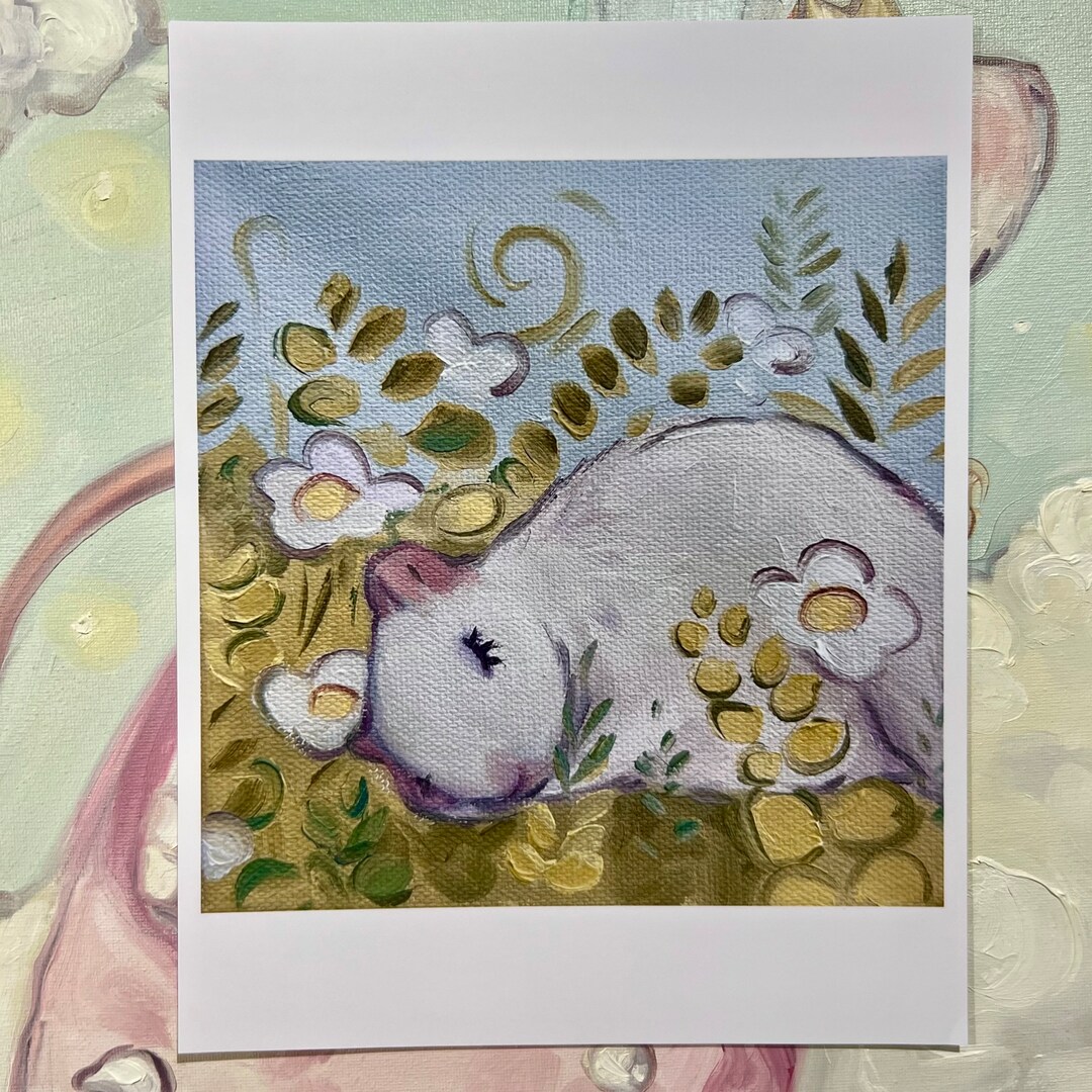 Sleepy Mouse - Prints - Etsy