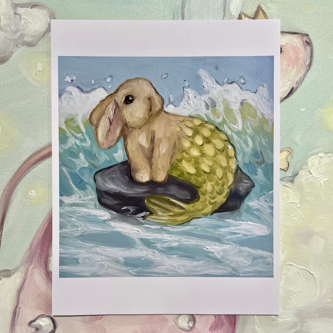 Mermaid Bun- Prints - Etsy