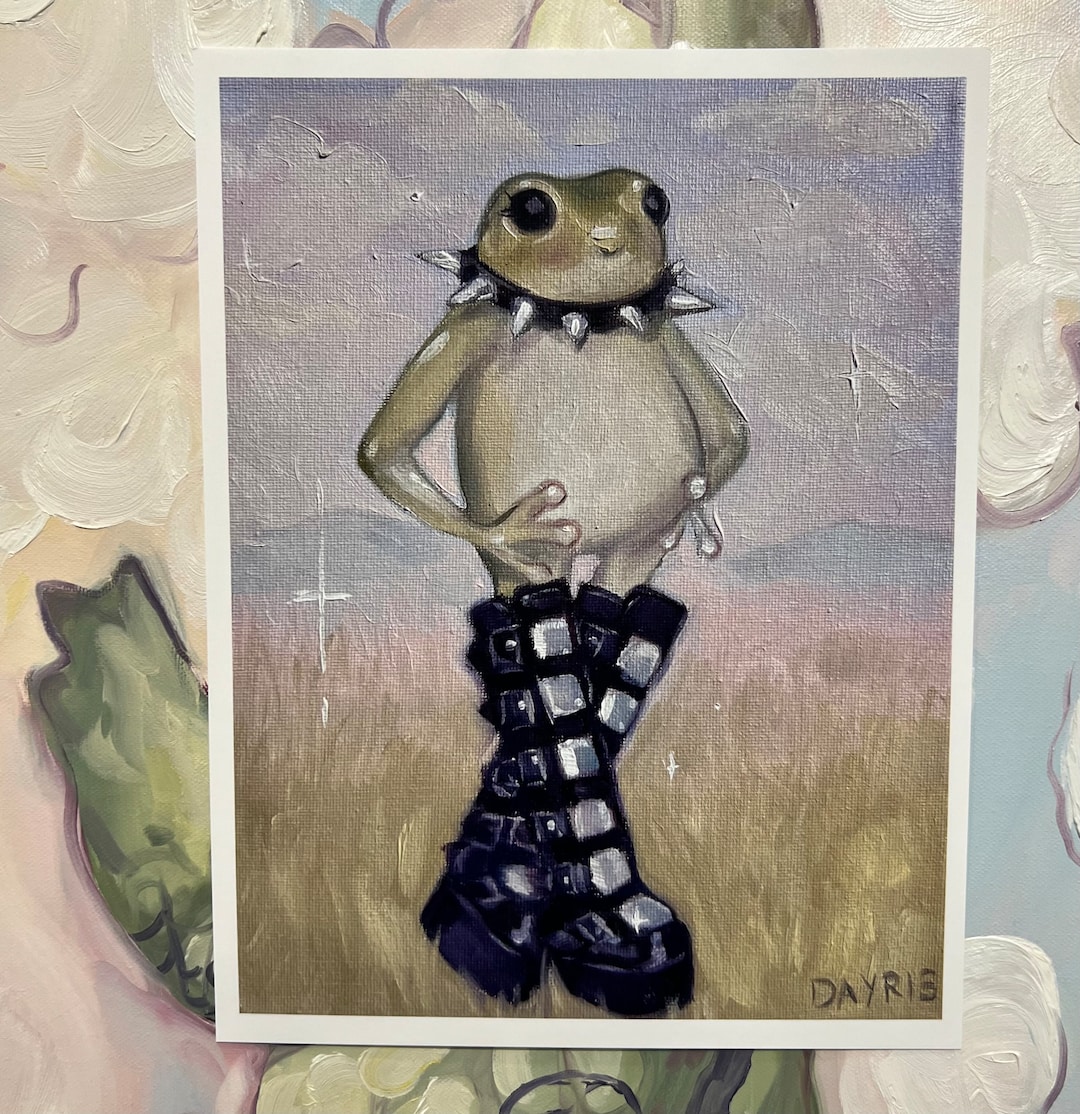 Frog in Boots- Prints - Etsy