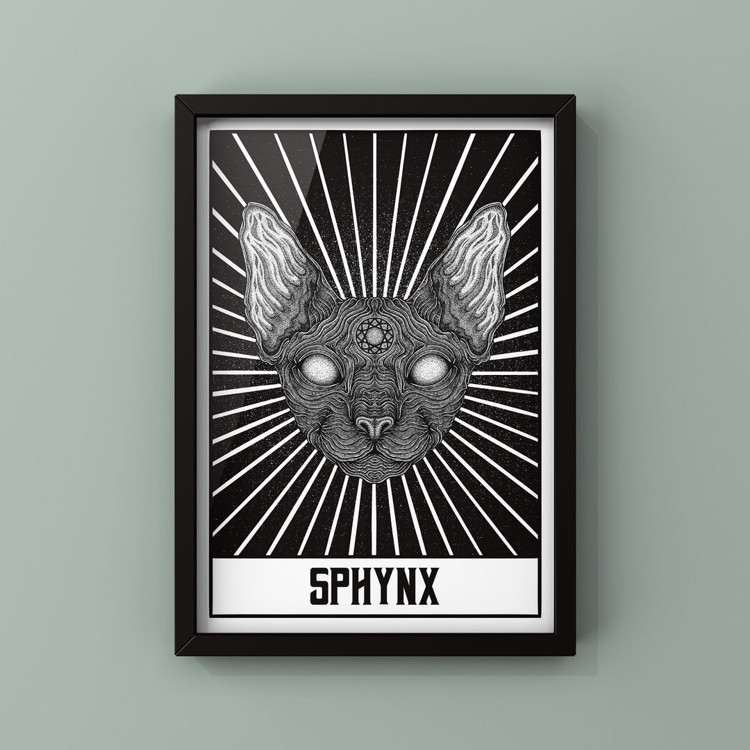 The SPHYNX, Art Print. - Etsy