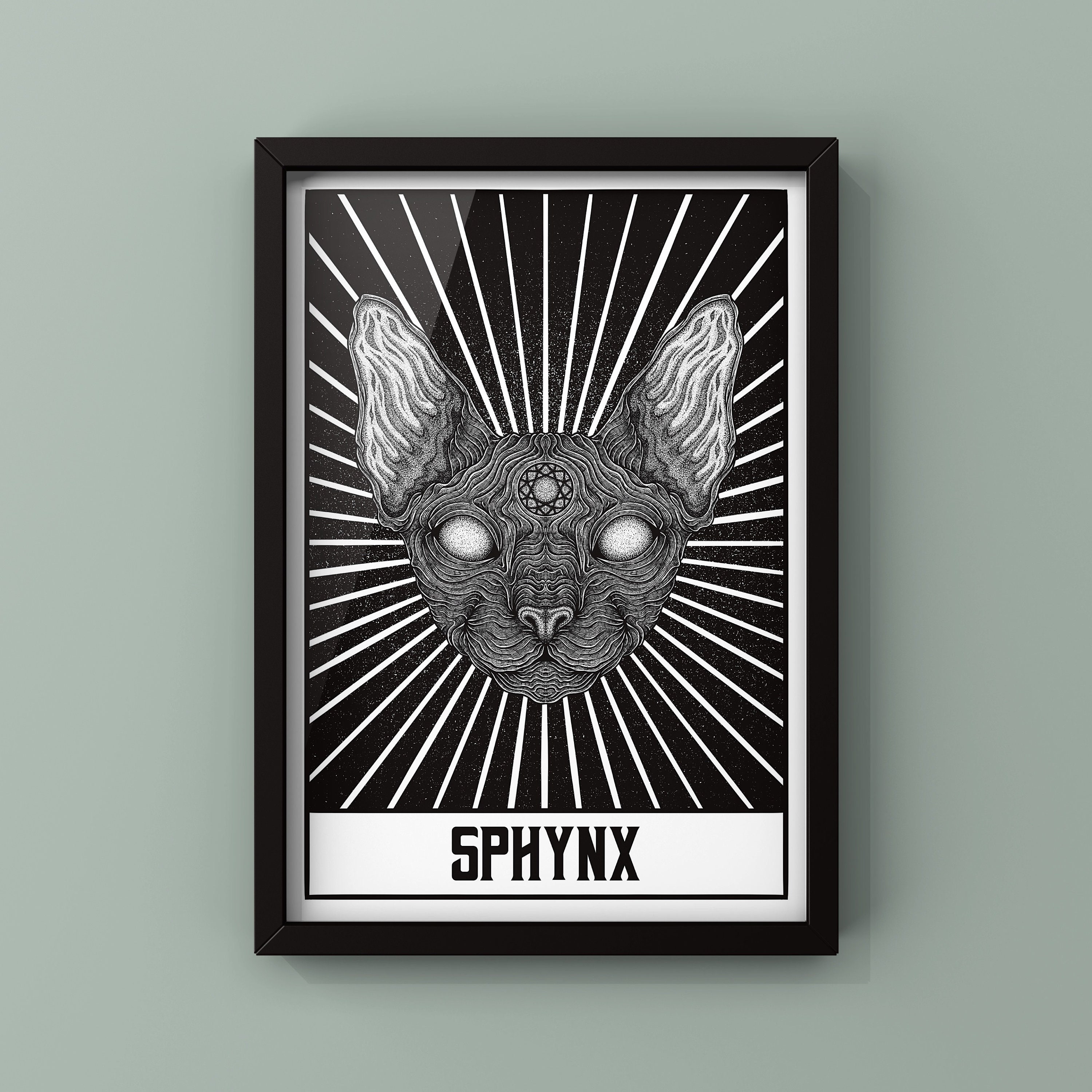 The SPHYNX, Art Print. - Etsy