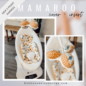 Mamaroo Cover,newborn Insert And Balls In Simple Daisy