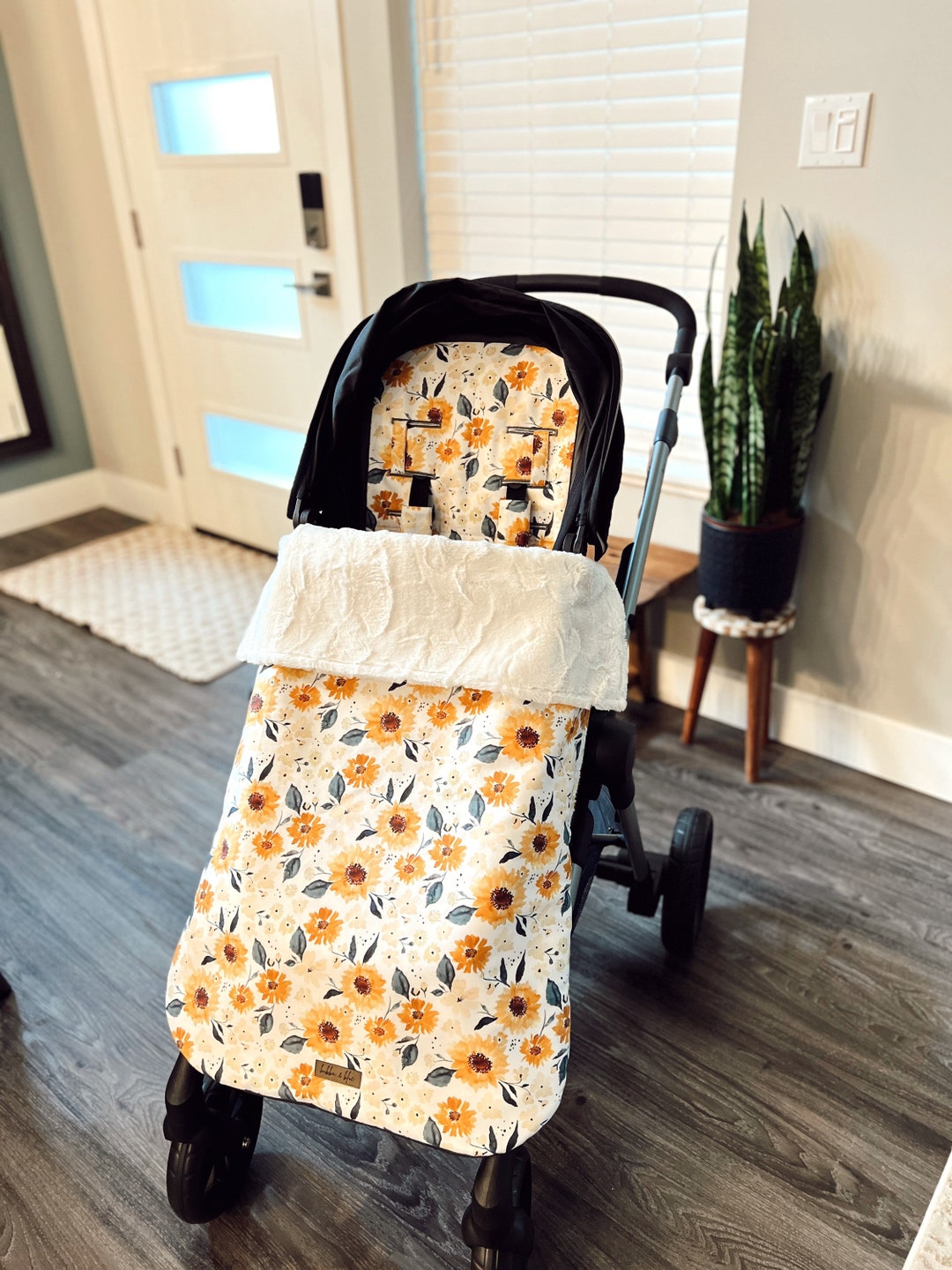 Full Custom Stroller Set ( Stroller Liner and Footmuff Stroller Blanket ...