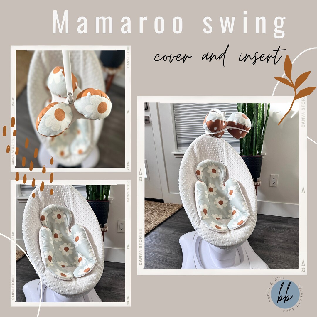 READY TO SHIP Mamaroo Seat Cover, Swing Infant Insert and Toy ...