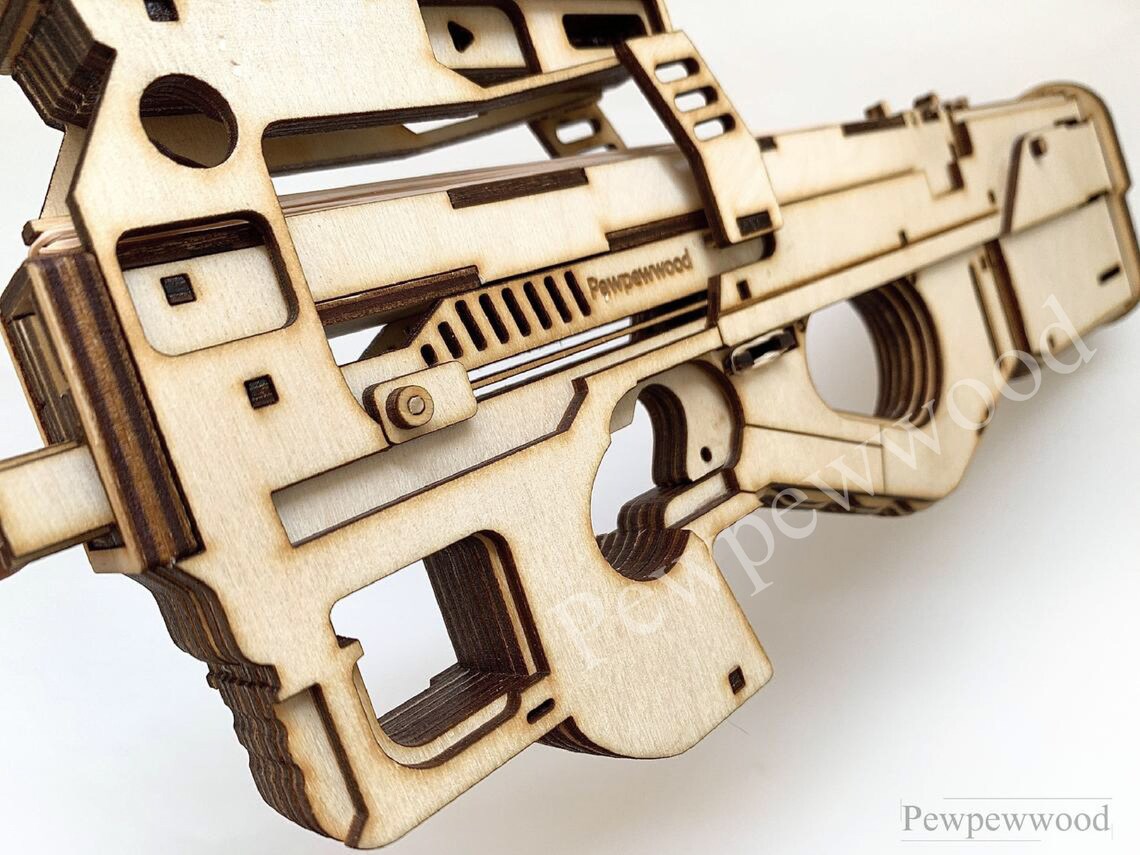 Cut File Rubber Band Toy Gun SVG DIY Toy Laser Cut - Etsy UK