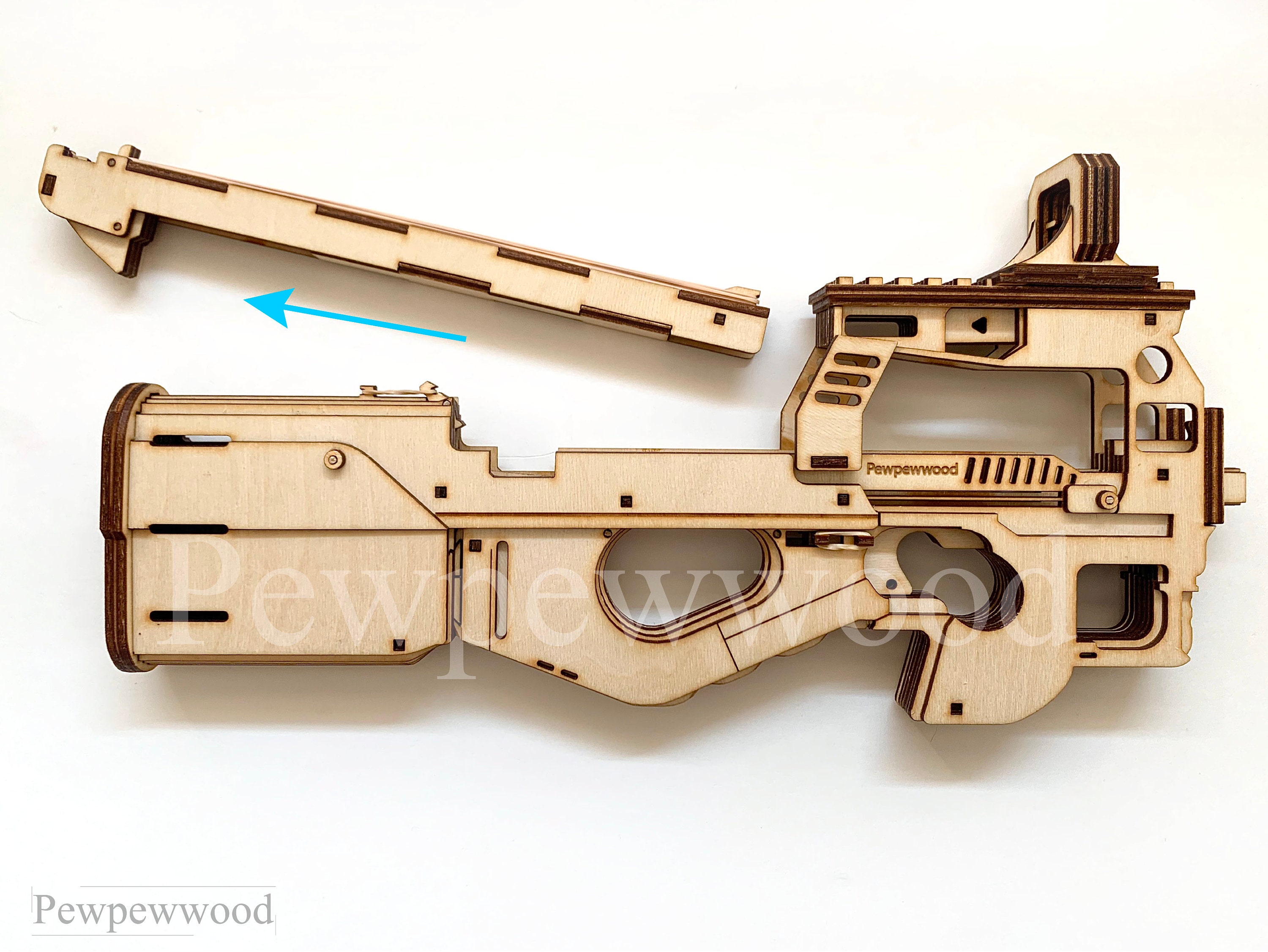 Cut File Rubber Band Toy Gun SVG DIY Toy Laser Cut - Etsy UK