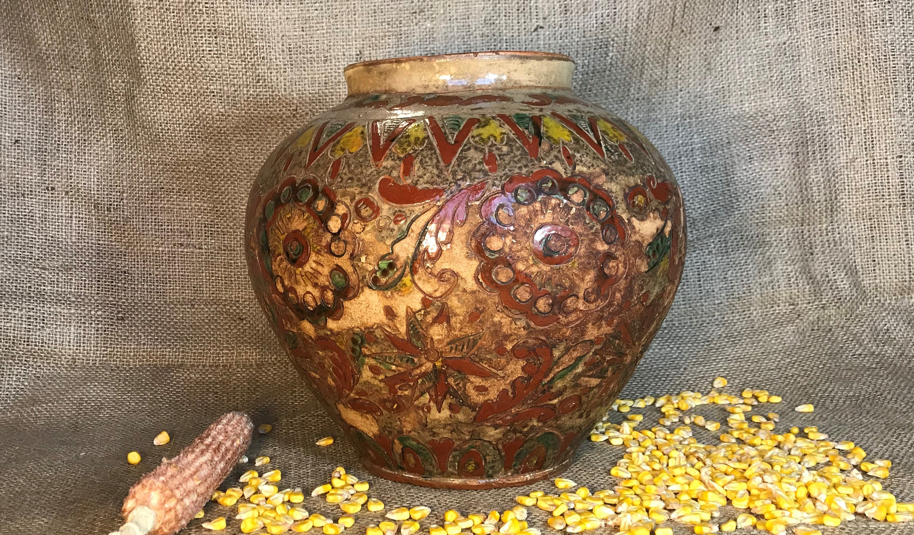 Ukrainian Large Ceramic Vase From an Ancient Village With - Etsy