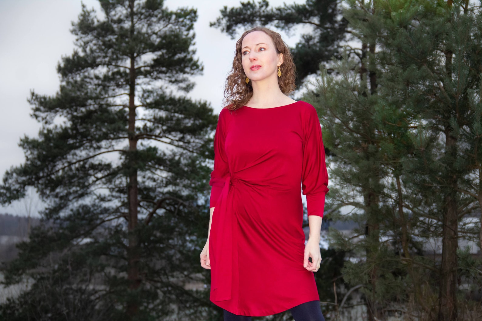 Venove Draped Knot Dress/tunic PDF Sewing Pattern US Letter/a4 ...