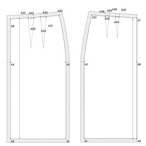 Skirt Draft in Valentina | Digital Sewing Pattern | Pattern File and ...
