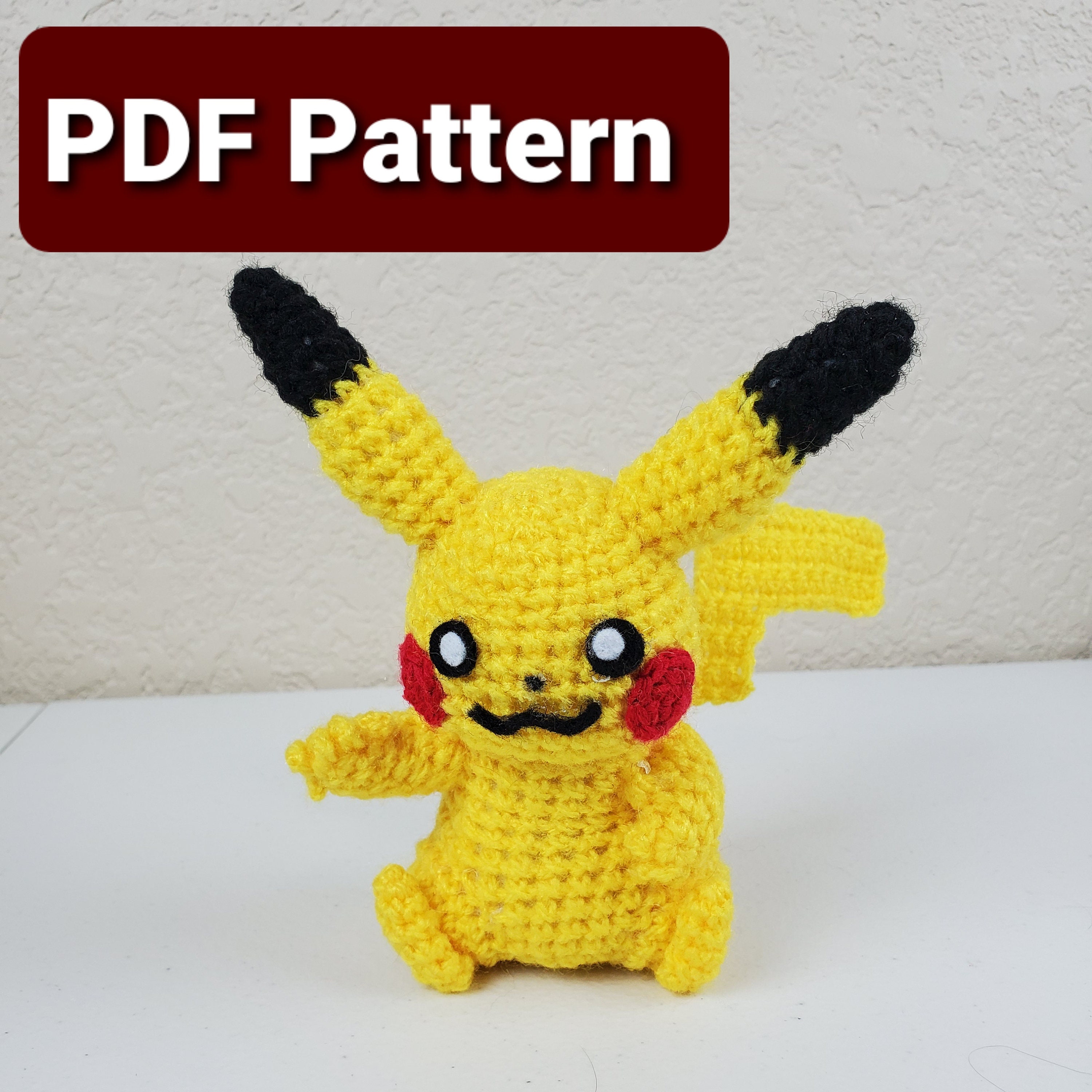 Pikachu and Raichu Crochet PDF Pattern Bundle - Etsy