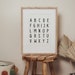 Minimalist Alphabet Poster, Educational Poster, Montessori Printable ...