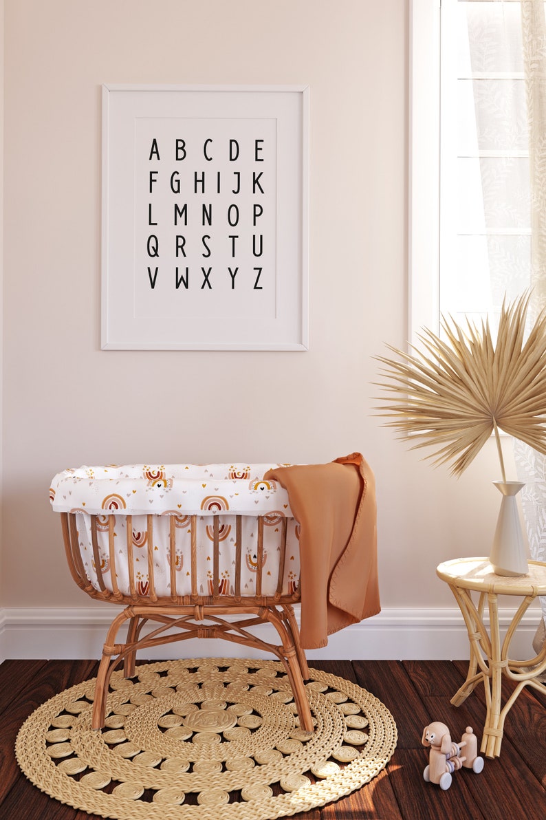 Minimalist Alphabet Poster, Educational Poster, Montessori Printable ...