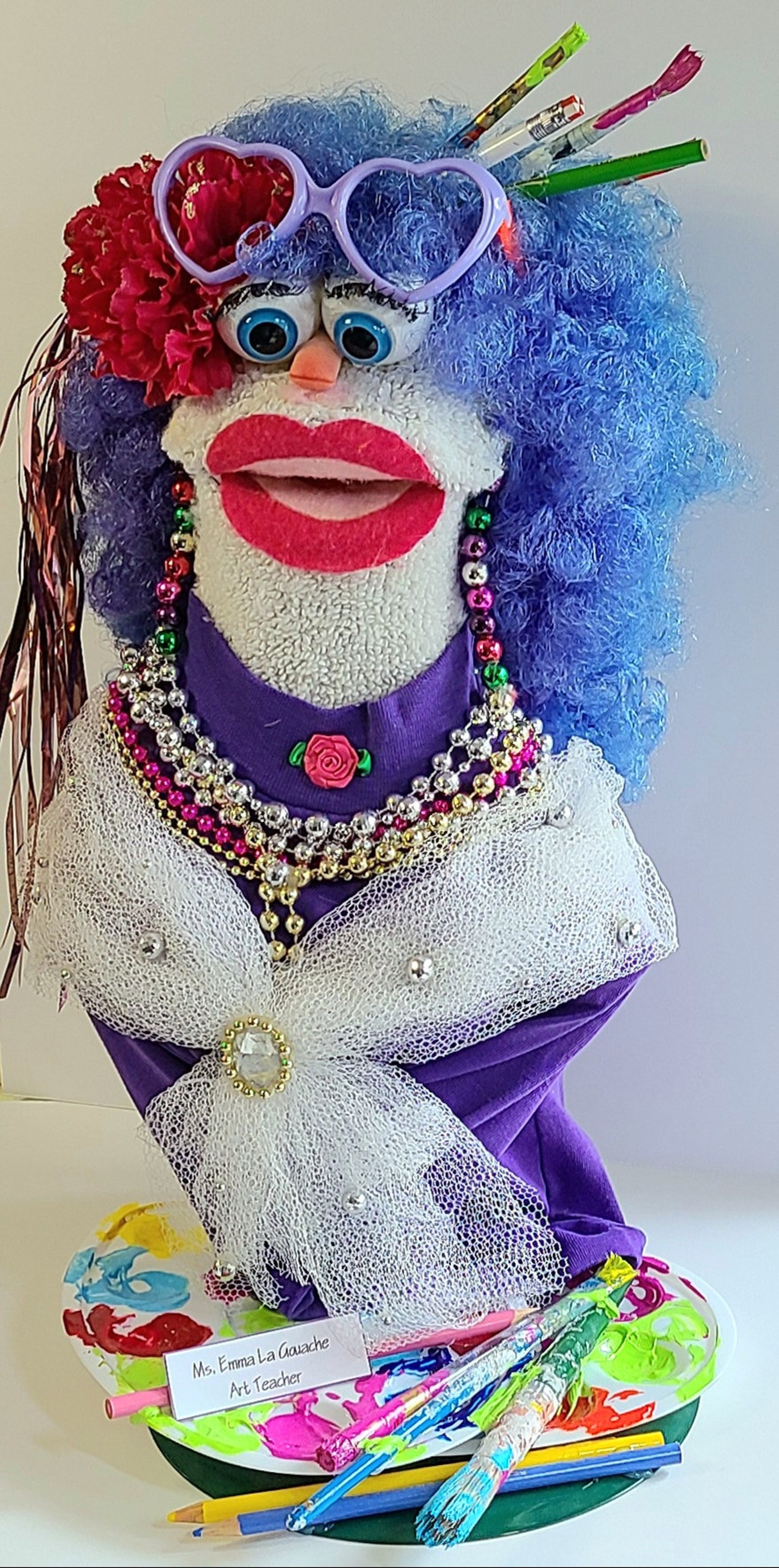 Art Teacher Hand Puppet - Etsy